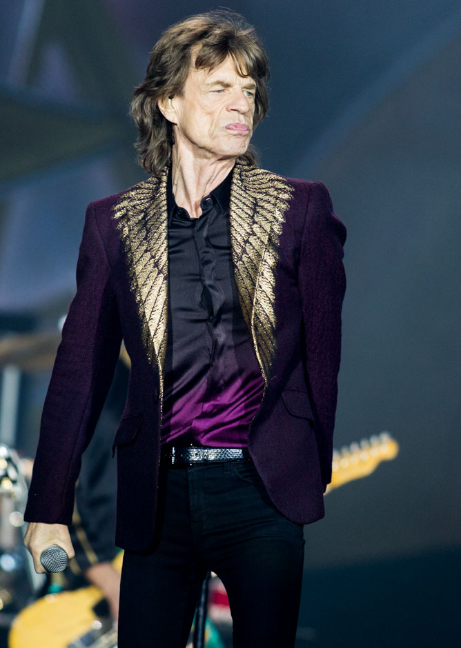 Rolling Stones – Mick Jagger (14/28) – Die Stones auf ihrer -vermutlich ...