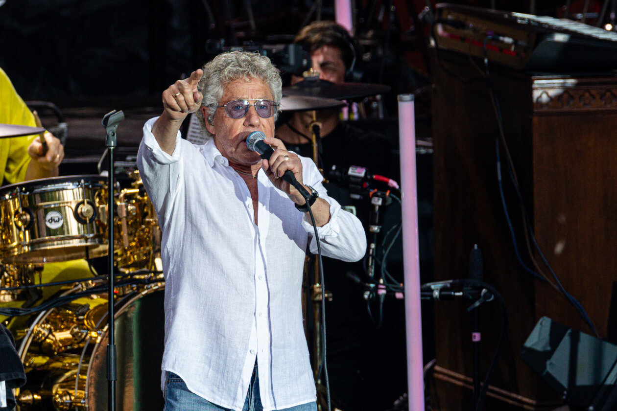 The Who – Roger Daltrey. (20/27) – Roger Daltrey und Pete Townshend mit ...