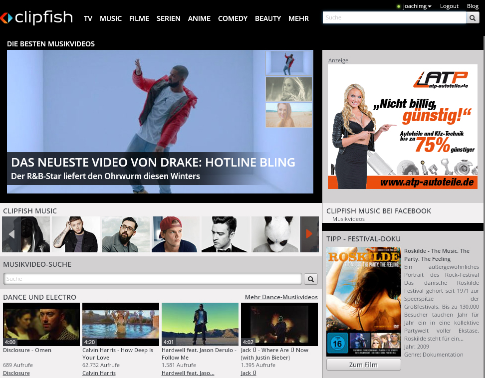 Youtube & Co: Die fünf besten Musikvideo-Portale – laut.de – Seite 13/33